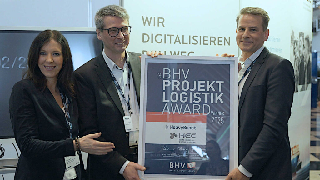 HEC und Heavy Boost gewinnen BHV-Projektlogistik-Award – WIBB | Das ...